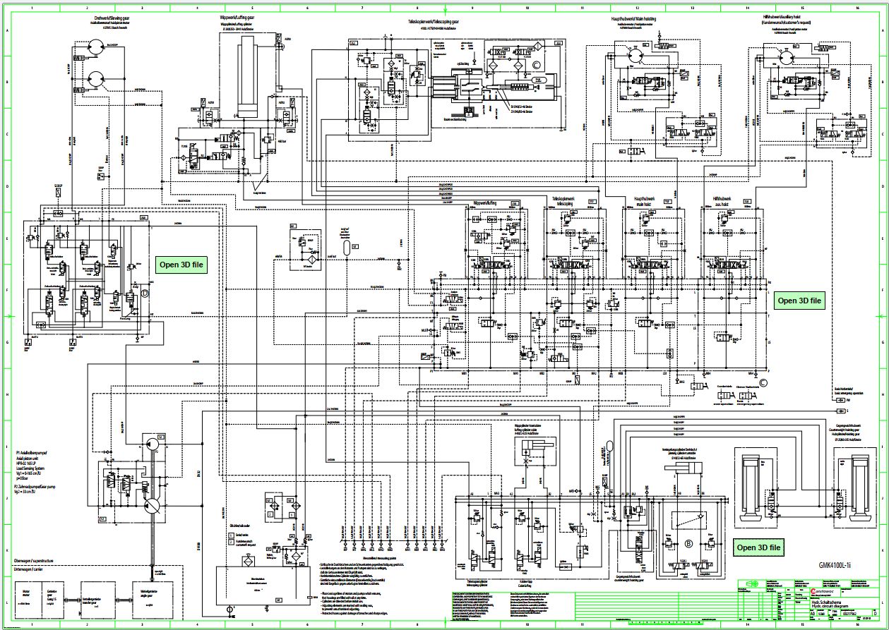 Grove Crane GMK4100L-1 Training Manuals and Schematics