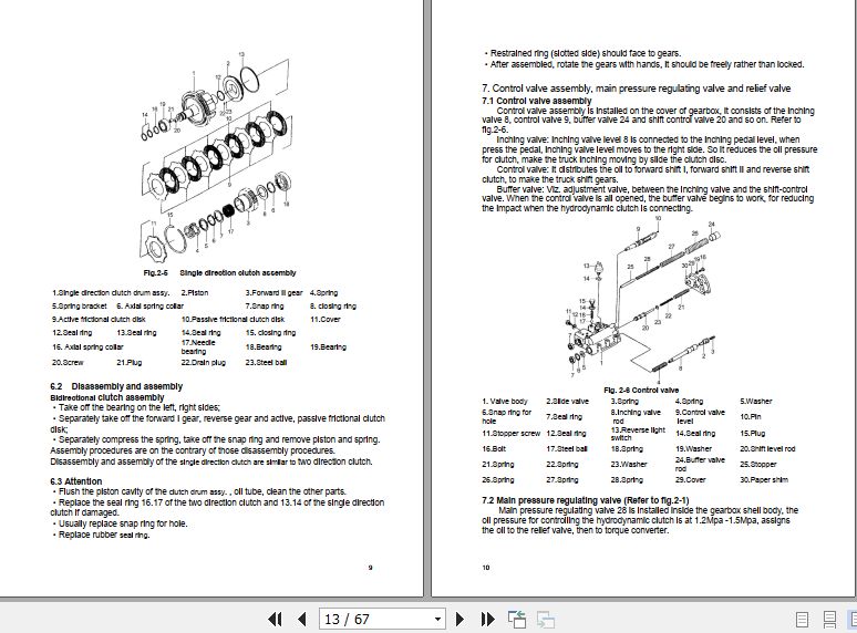 Hangcha Forklift CPYD40-RW17 to CPCD50-RXW35 Service Manual 2013