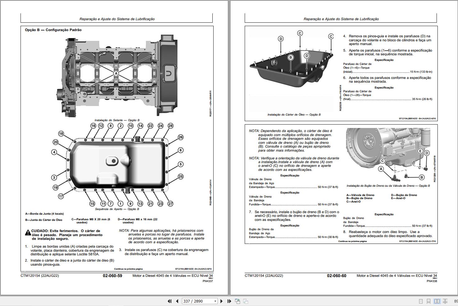 John Deere Diesel Engine 4045 4-Valve Component Technical Manual ...