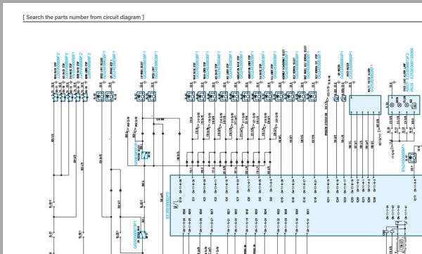 Kobelco Crawler Crane CKE1100G Electric Hydraulic Circuit Diagrams