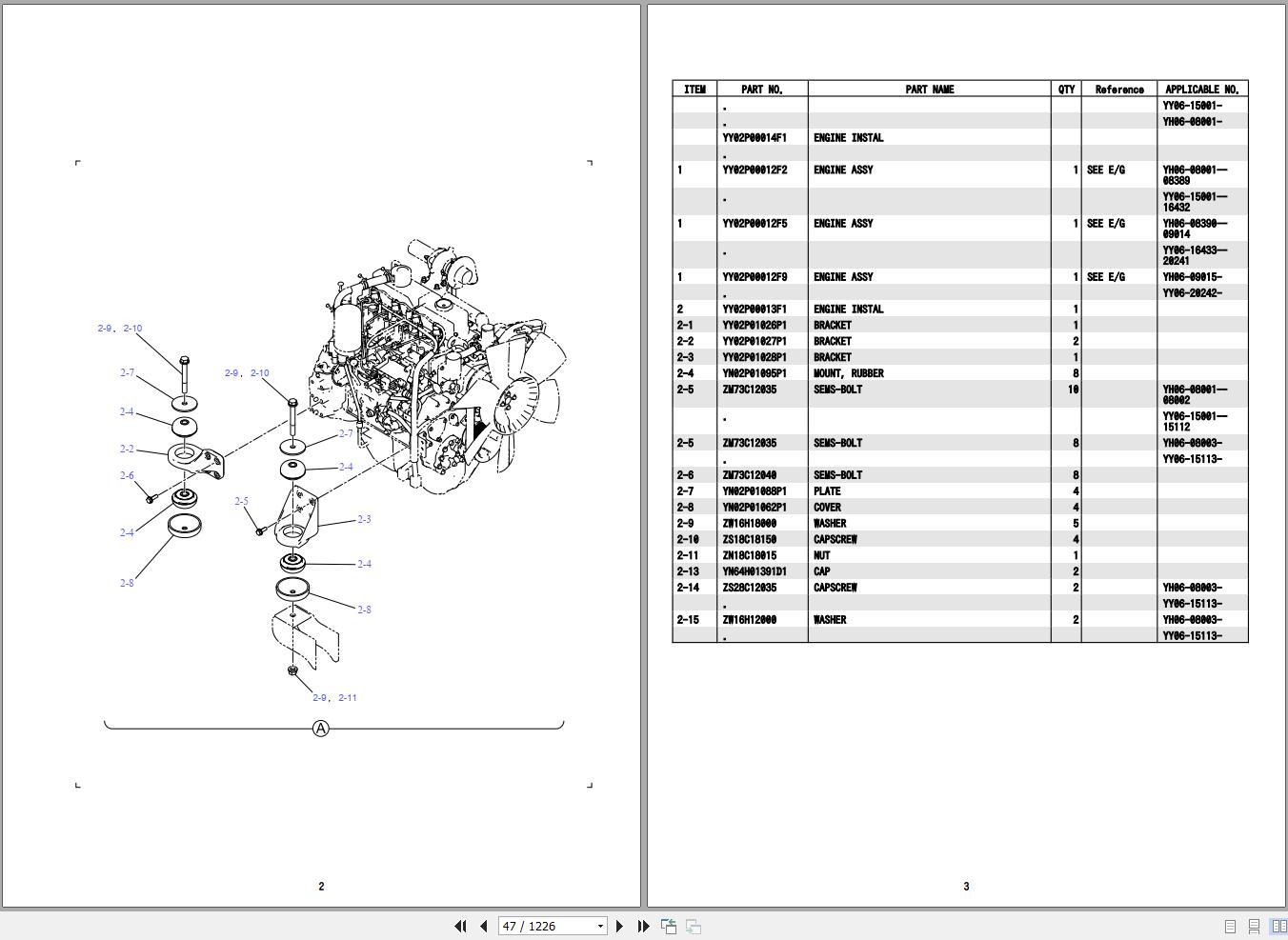 Kobelco Excavator SK135SR-2 SK135SRLC-2 SK135SRD(LC)-2 Parts Catalog