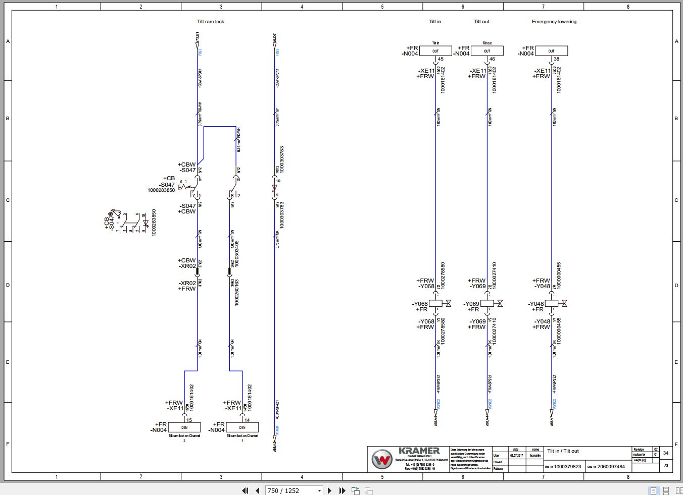 Kramer Telehandlers 4209 to 5509 System Manual 1000384668