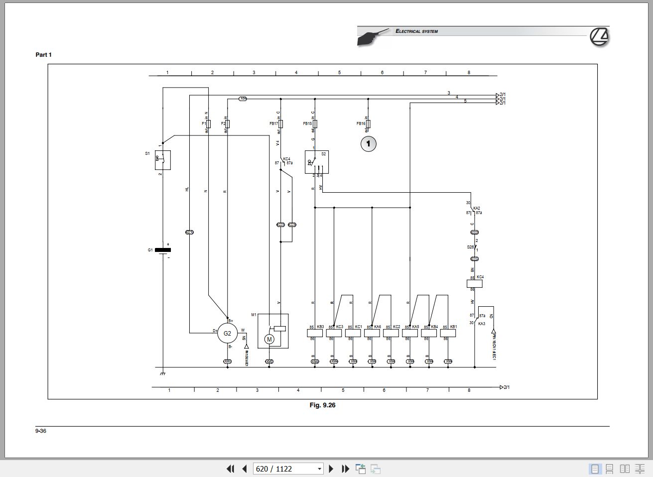Landini Tractor Landpower 125-180 T3 M2 Service Manual 4206428M2 EN