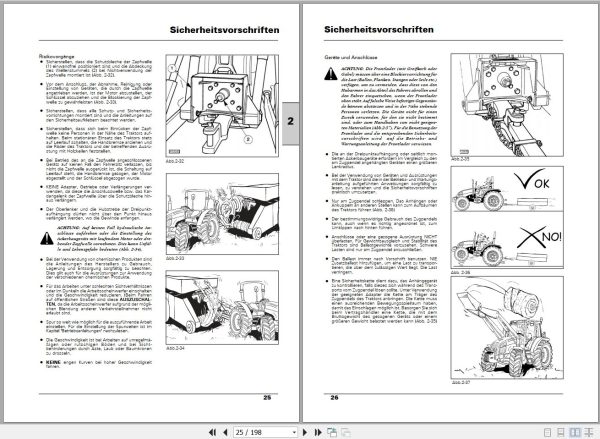 Landini Tractor Landpower 125 to 185 TDI Operators Maintenance Manual ...