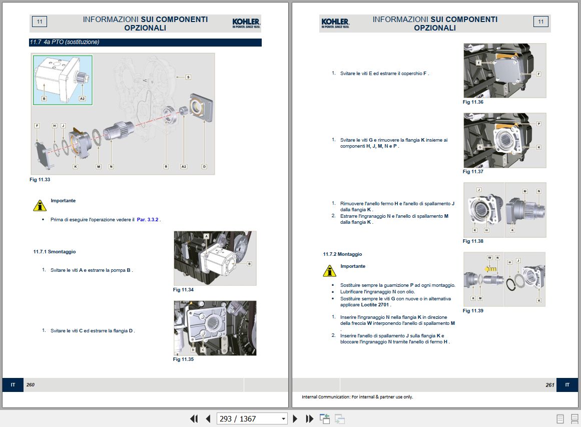 Landini Tractor MISTRAL 2-055 2-060 Service Manual 6698143A1 IT