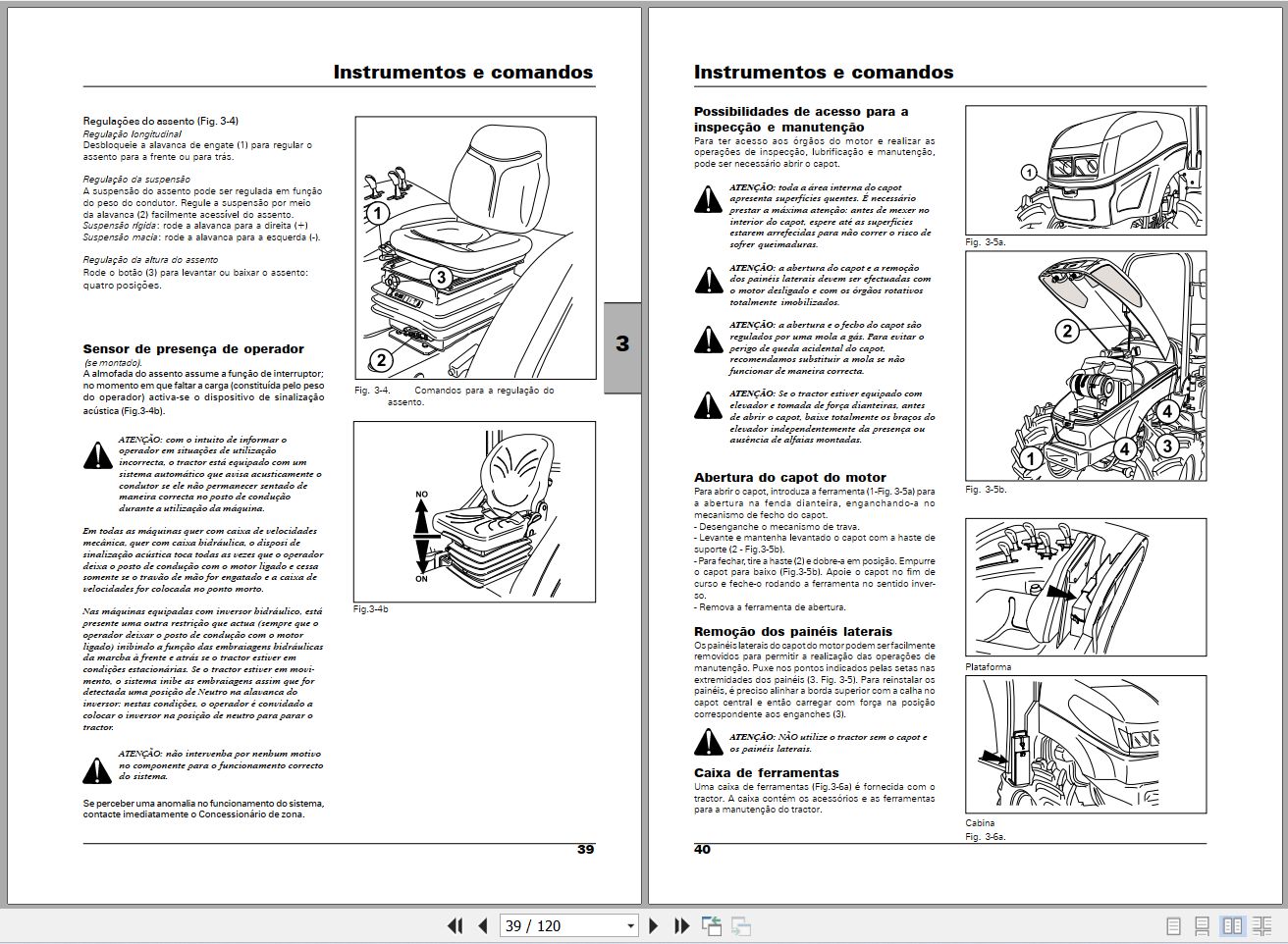 Landini Tractor Mistral 40 45 50 55 T3 Operators Maintenance Manual ...