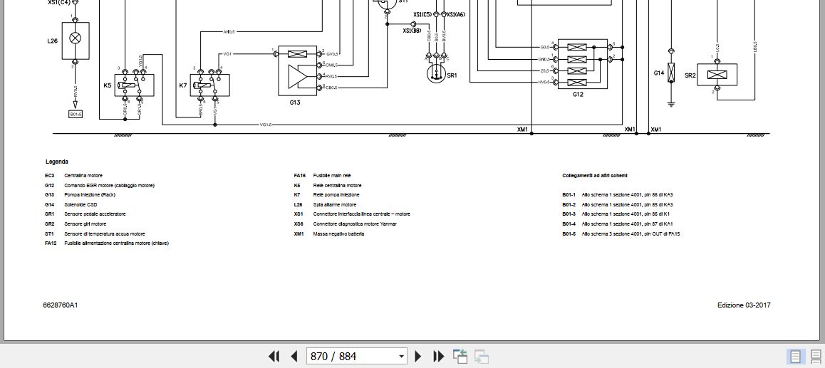 Landini Tractor TREKKER COMPACT CFS CF Service Manual 6628760A1 IT