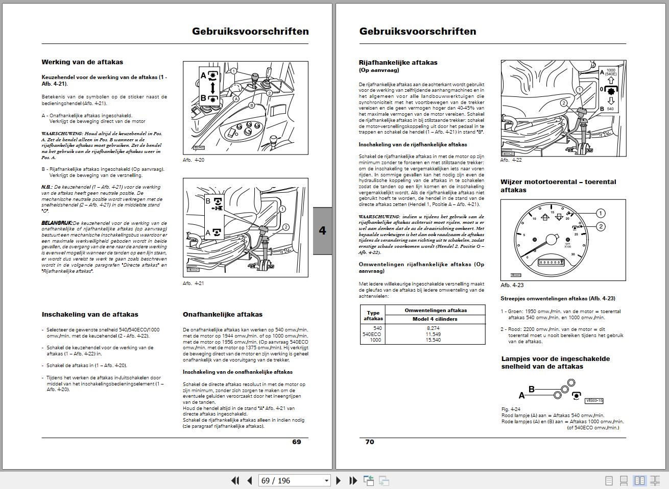Landini Tractor Vision 85 95 105 Operators Maintenance Manual 3667318M3 NL