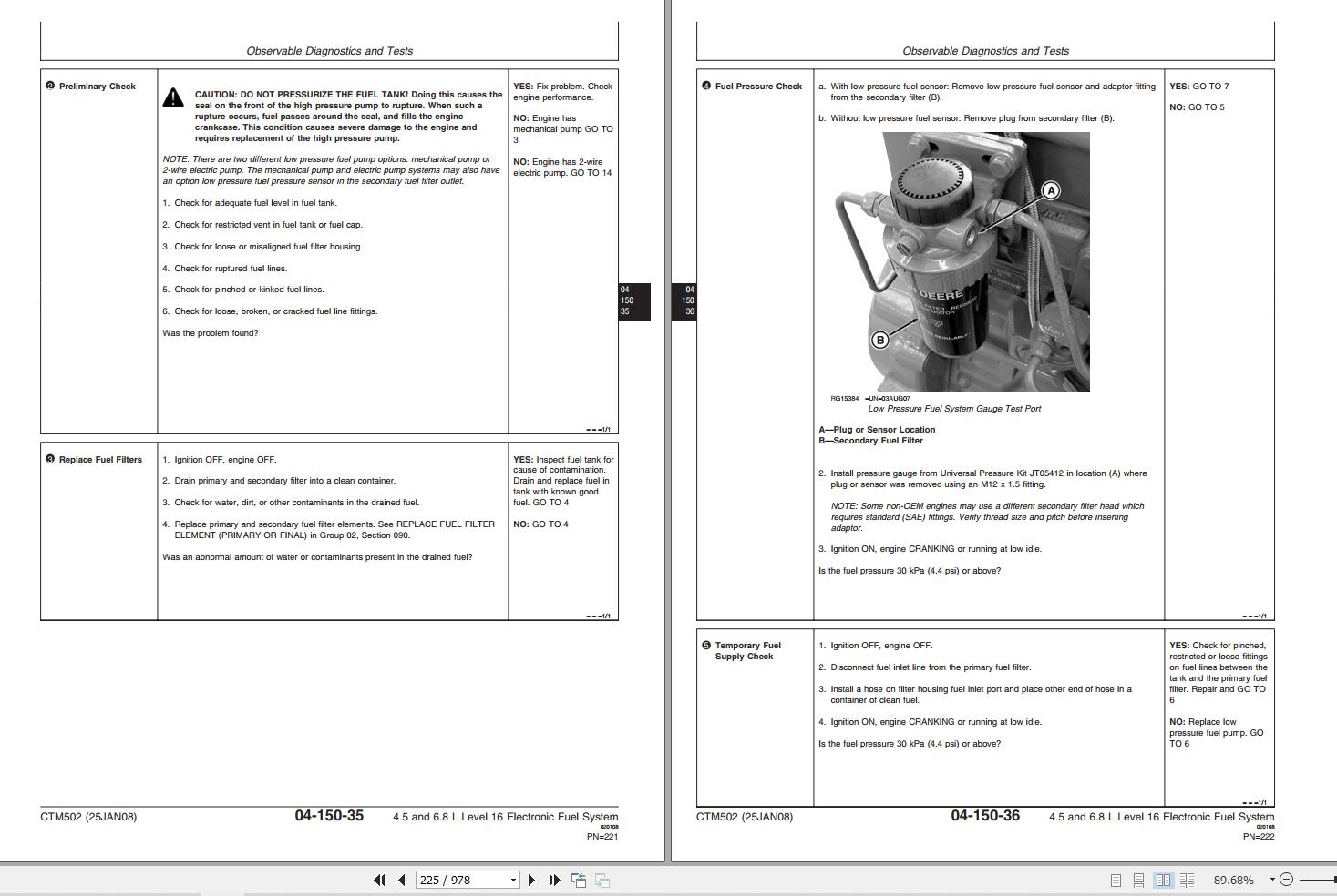 Liebherr Engine D504TI Electronic Fuel Systems Workshop Manual 10035864