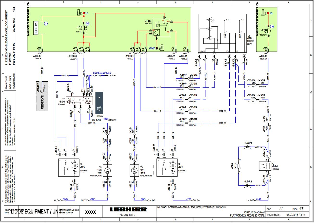 Liebherr Telescopic Handler T41-7-1665_3AS Service Manual 12235428 2020
