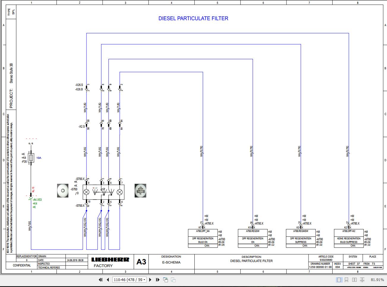 Liebherr Wheel Loader L507-1260 Service Manual 11827678