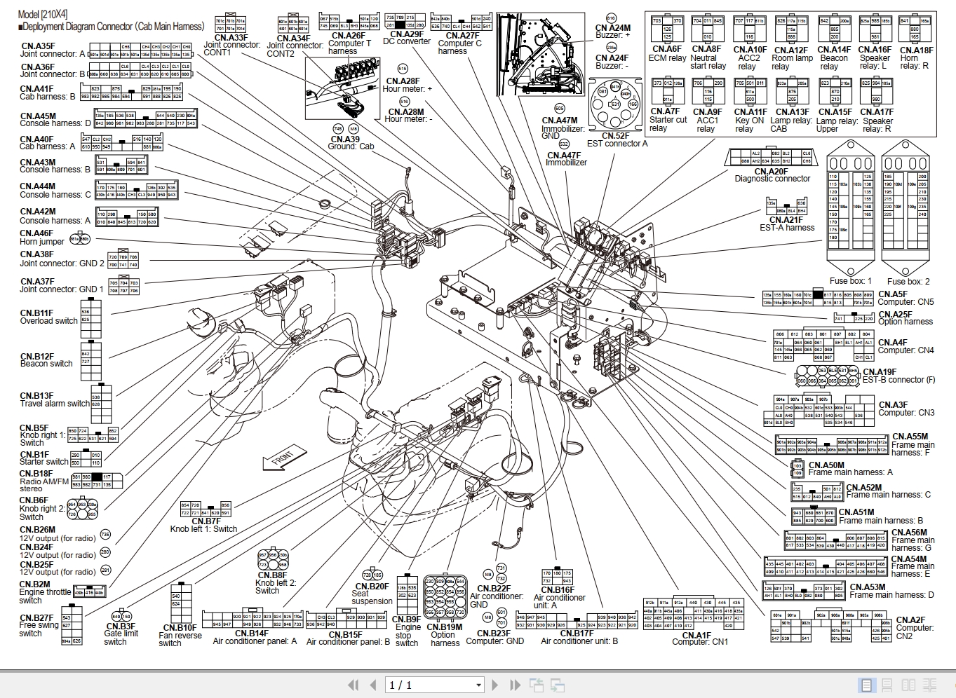 Link Belt Excavator 210X4 Engine DTC Information
