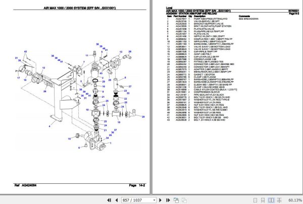 Loral Air Max System 1000 2000 Parts Catalog 507663D1
