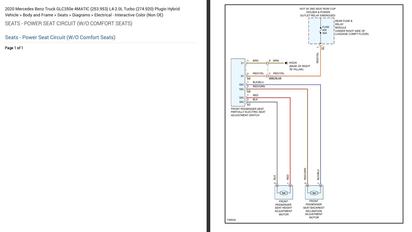 Mercedes Benz GLC350e 2020 Electrical Wiring Diagrams