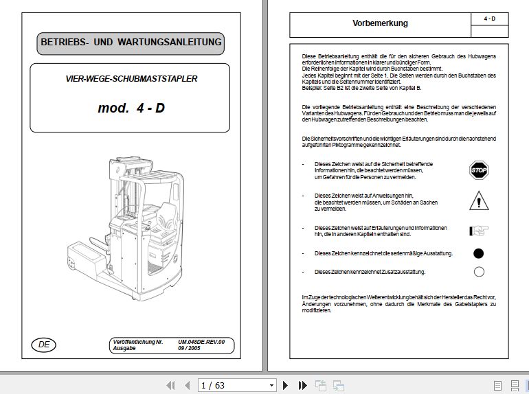 OM Pimespo Forklift PDF 2.66GB Operation Maintenance Manual Collection