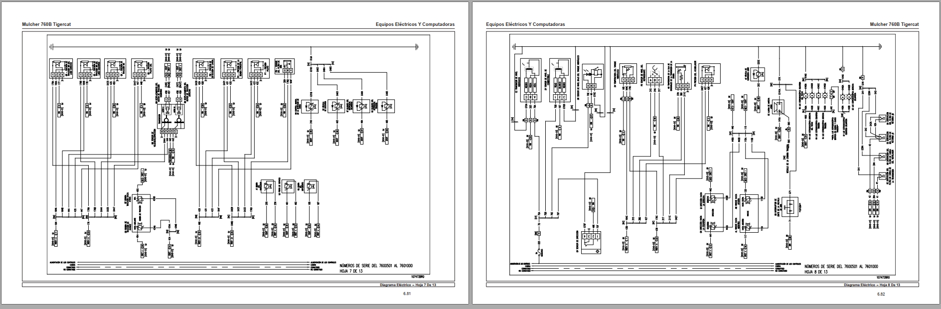 Tigercat Mulcher 760B Maintenance Manual 60142ASPA