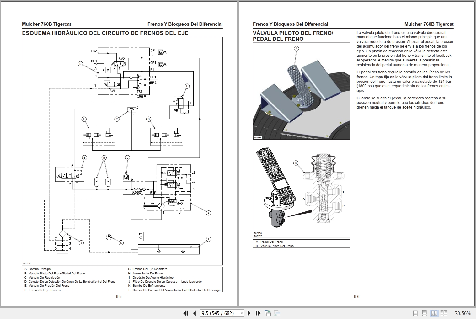 Tigercat Mulcher 760B Maintenance Manual 60142ASPA