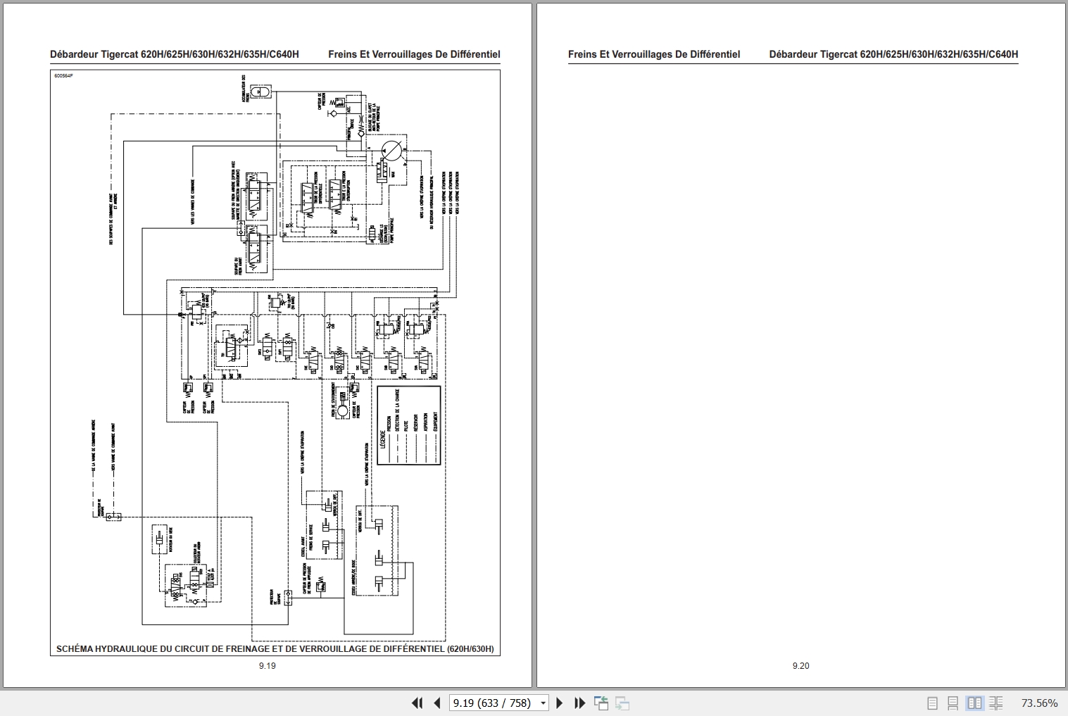 Tigercat Skidder 620H 625H 630H 632H 635H C640H Maintenance Manual 60195AFRE
