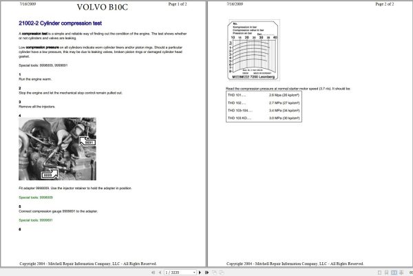 Volvo Bus B10C Service Repair Manual