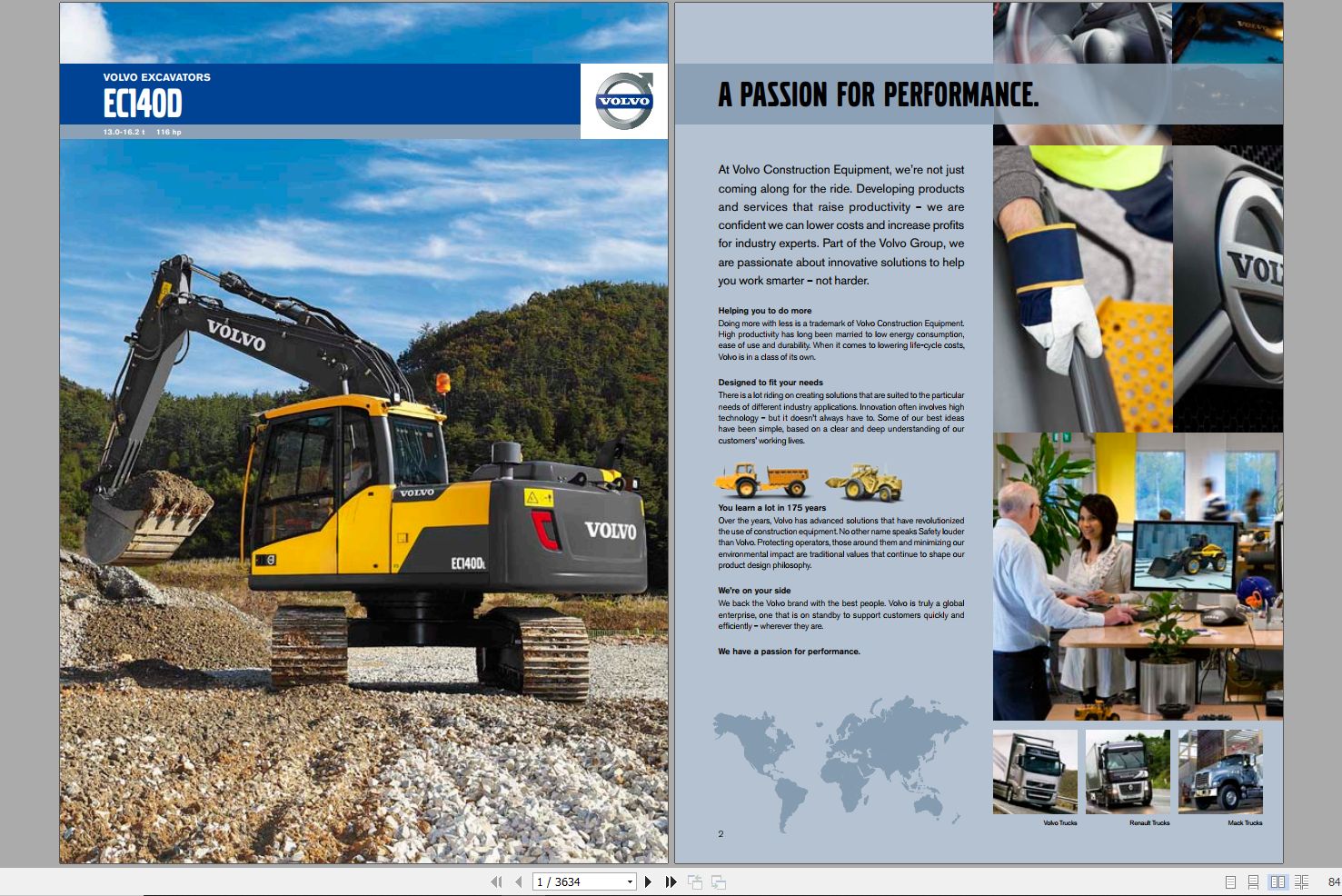 Volvo Excavator EC140D L Service Repair Manual