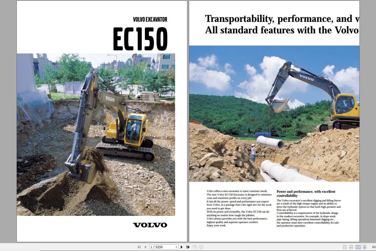 Volvo Excavator EC150 LC Service Repair Manual