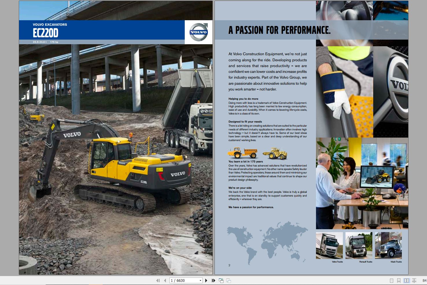 Volvo Excavator EC220D Service Repair Manual