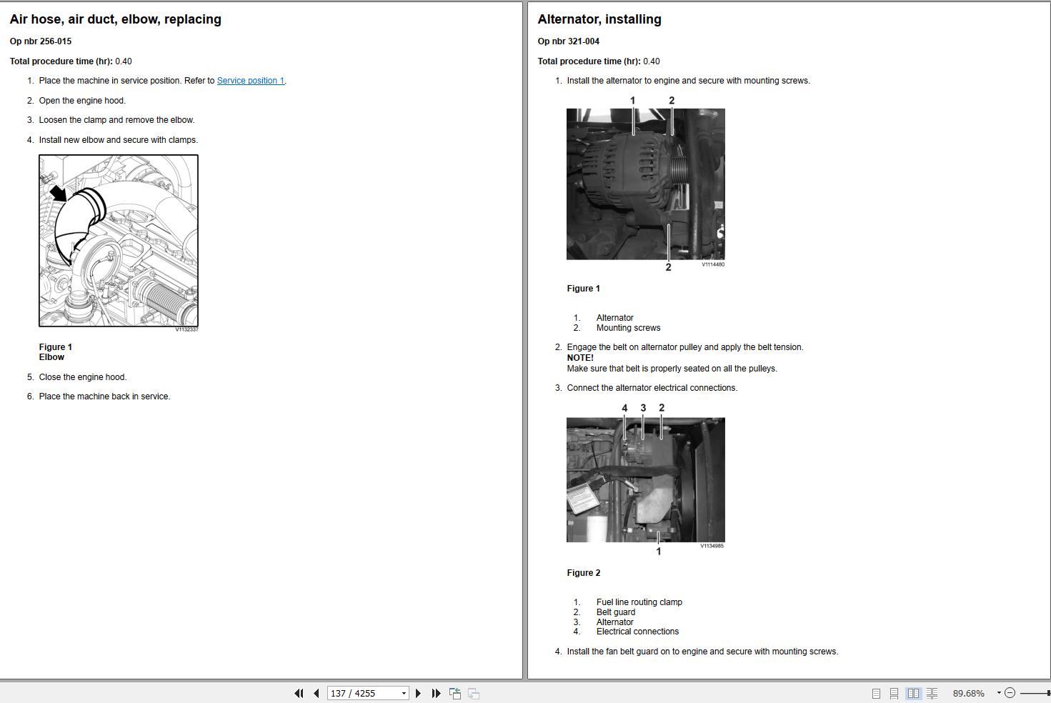 Volvo Pneumatic Tire Compactors PT220 Service and Repair Manual