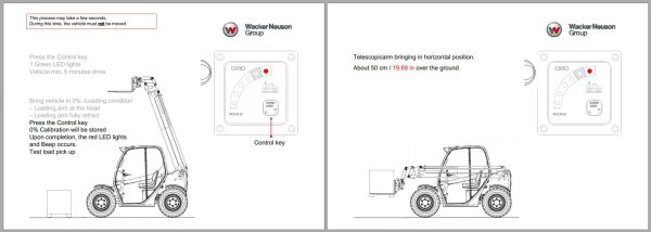 Wacker Neuson Telehandlers TH522 Technical Data