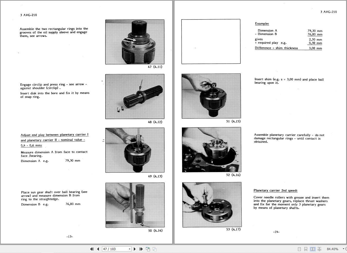 ZF Axle Transfer Cases 3AVG210 Repair Manual 5871020002E