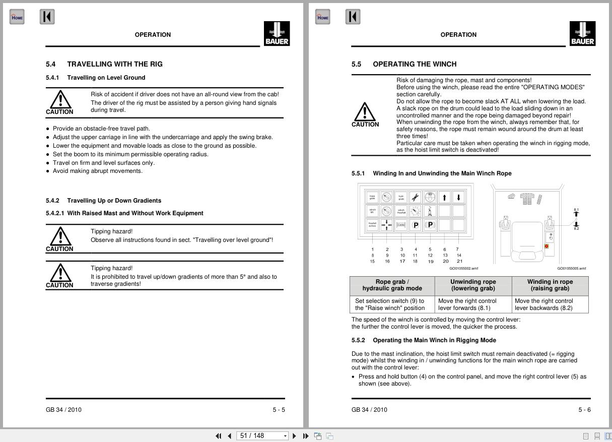 Bauer Grab System Instruction Manual