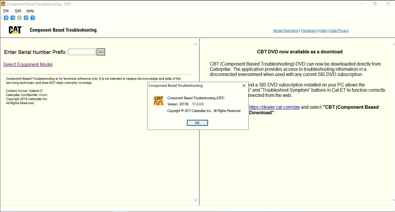CAT Component Based Troubleshooting Program How To Install Guide Instruction