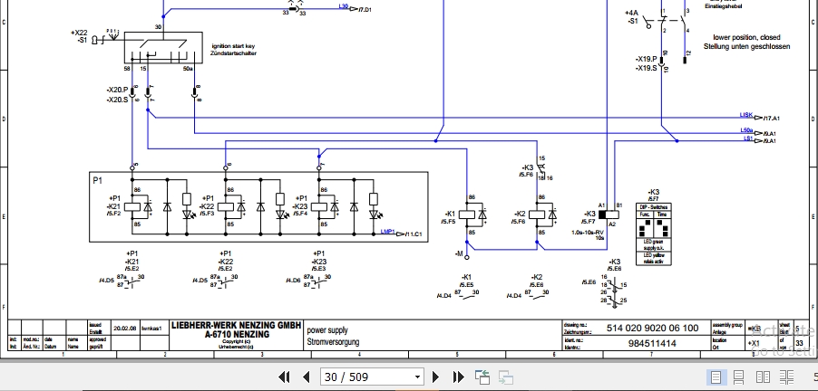 Liebherr Drill Rig LRB 255 Technical Information