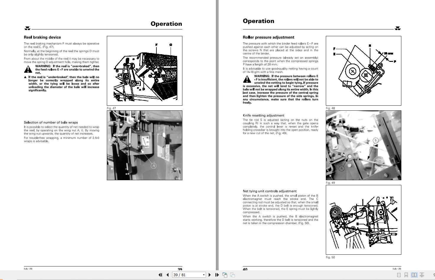 Massey Ferguson Baler 160FS 160FSL Operator Manual