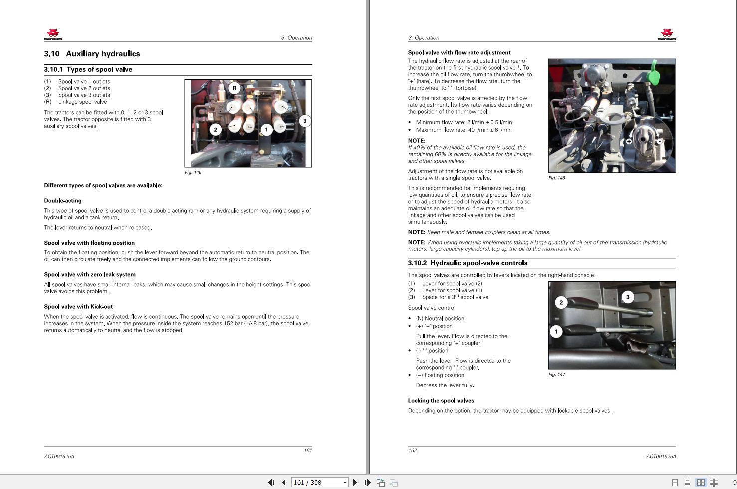 Massey Ferguson MF4708 MF4709 MF4710 Operator Manual ACT001625A