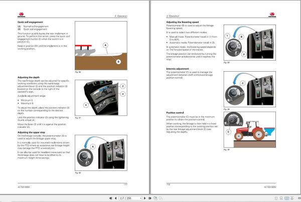 Massey Ferguson Tractor 5708 5709 5710 Operator Manual