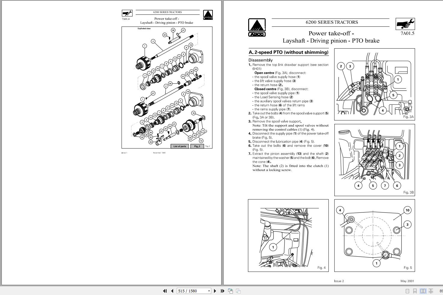 Massey Ferguson Tractor 6200 Series Workshop Service Manual