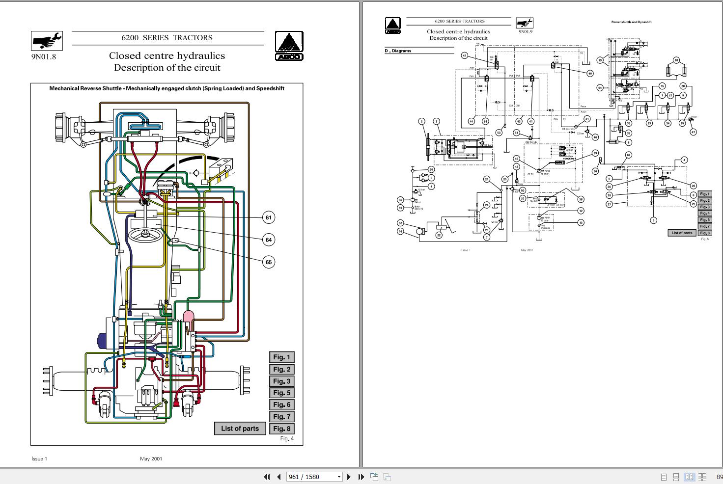 Massey Ferguson Tractor 6235 to 6290 Workshop Service Manual