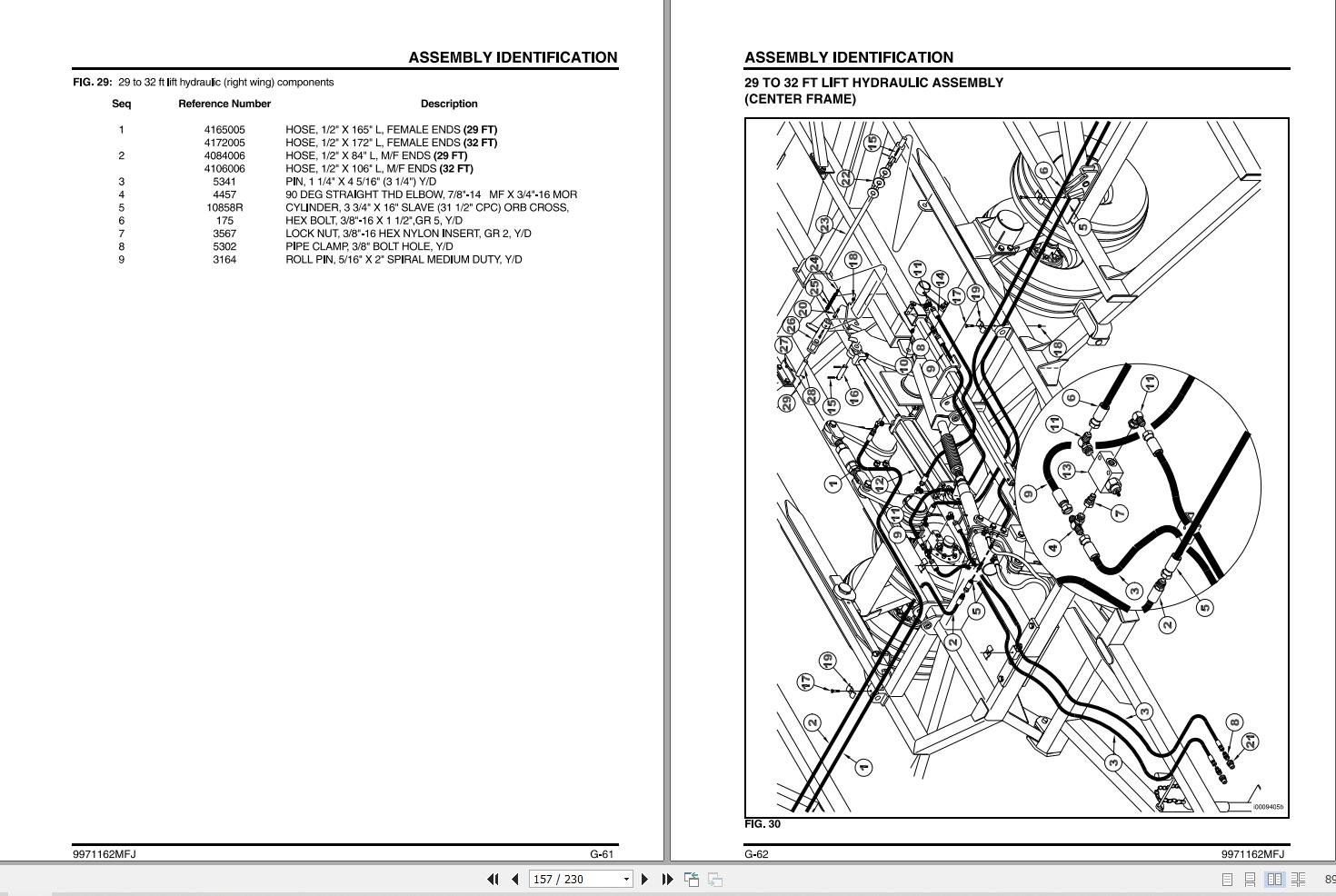 Massey Ferguson Vertical Tillage Tool 6630 Operator Manual 9971162MFJ