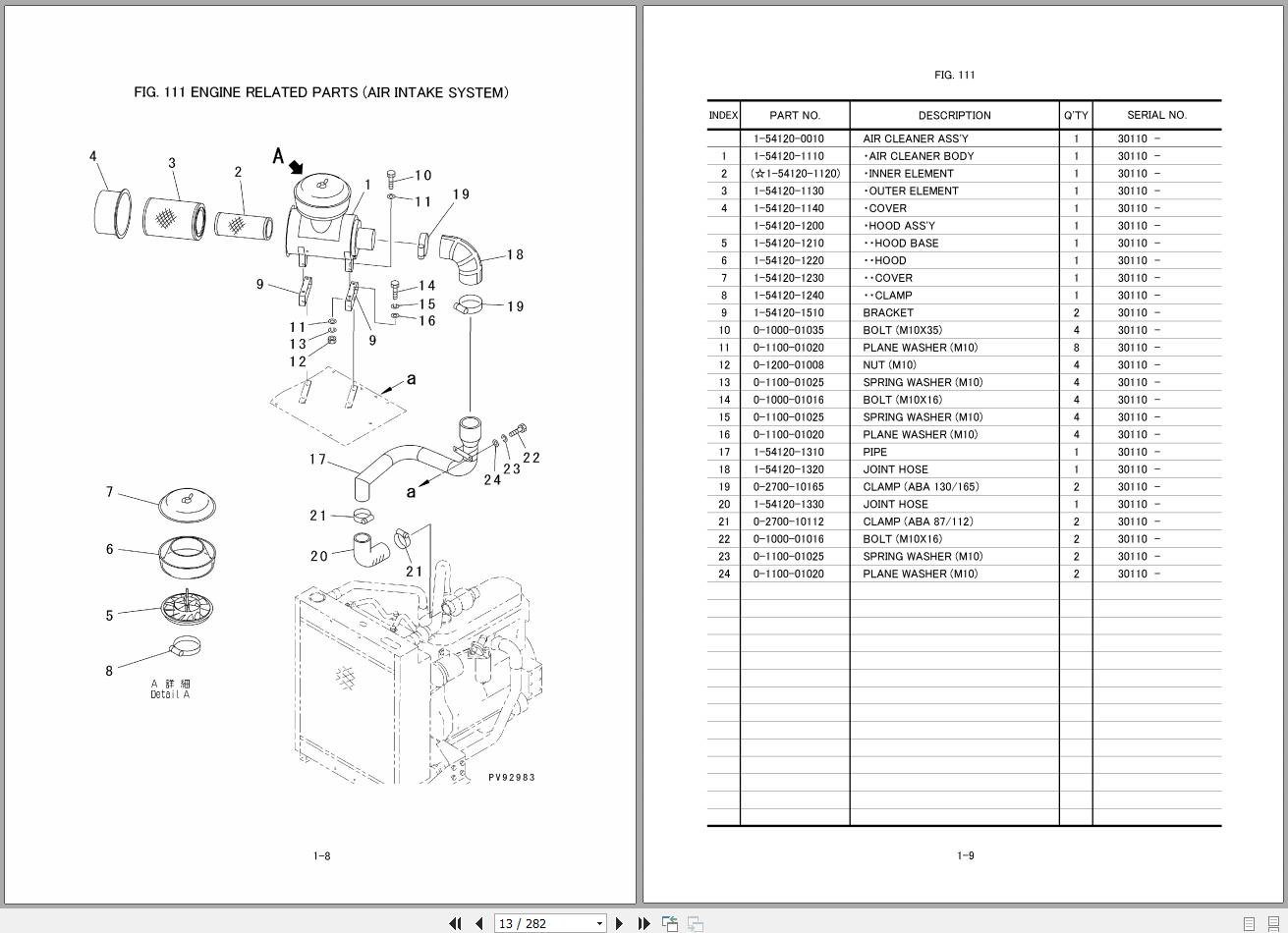Morooka Rubber Crawler Carrier Parts Manual Collection