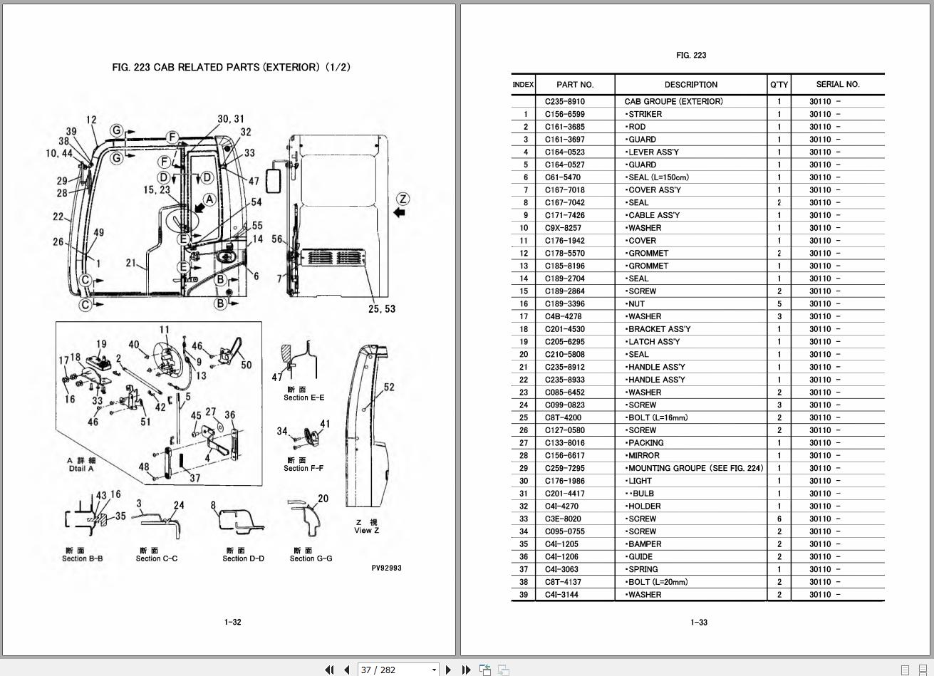 Morooka Rubber Crawler Carrier Parts Manual Collection