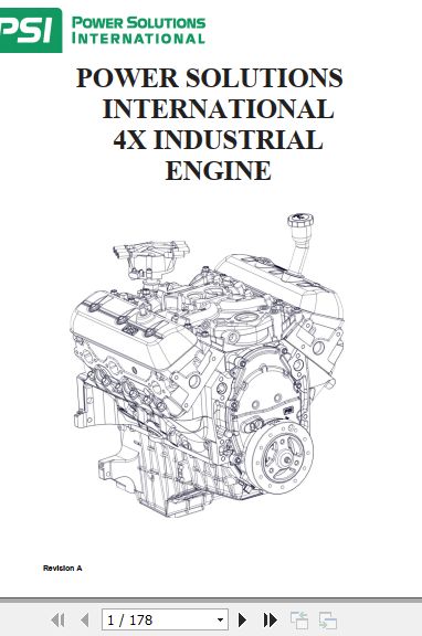 PSI Engine 4X Service and Repair Manual EN
