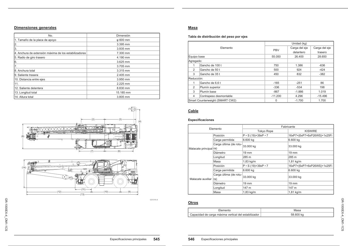 Tadano Crane GR-1000EX-4 Operation Manual GR-1000EX-4_OM1-1CS