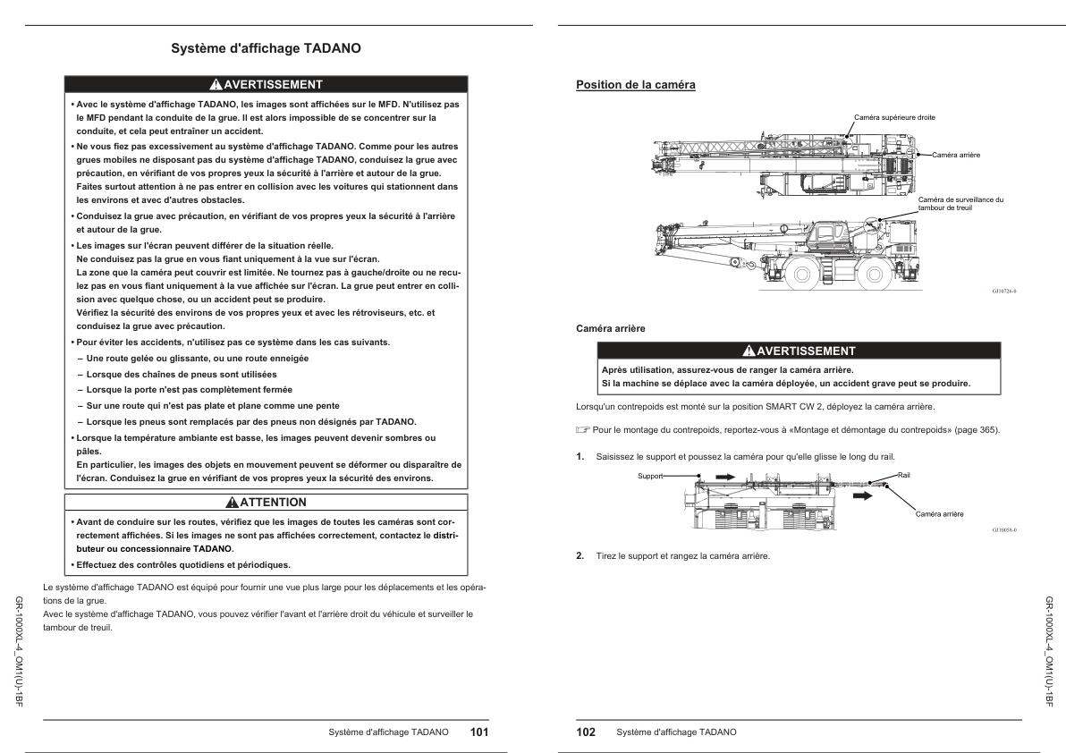 Tadano Crane GR-1000XL-4 Operation Manual GR-1000XL-4_OM1(U)-1BF