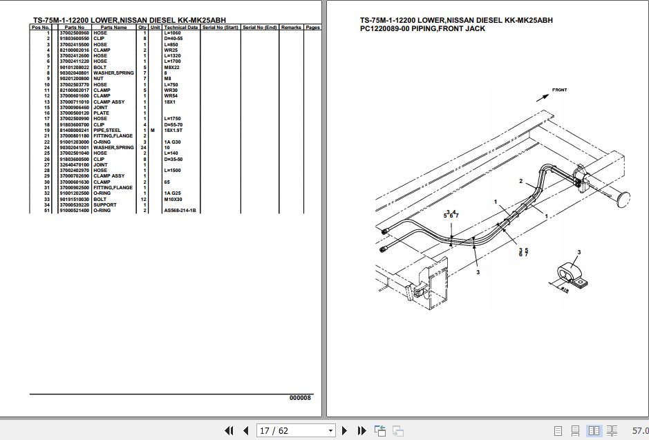 Tadano Telescopic Truck Crane TS-75M-1 12200 Lower Nissan Diesel KK ...