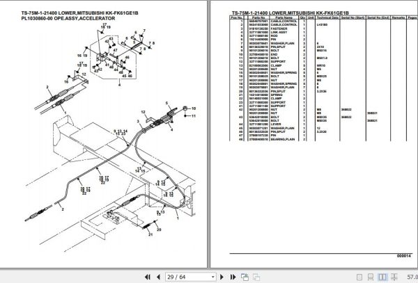 Tadano Telescopic Truck Crane TS-75M-1 21400 Lower Mitsubishi KK ...