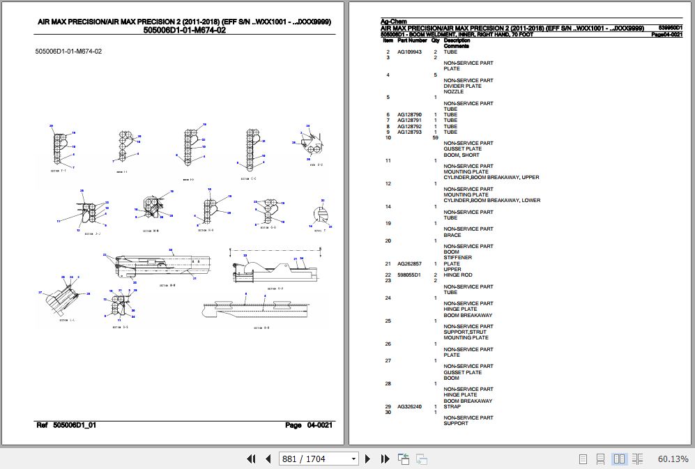 Ag-Chem Applicators Air Max Precision and Air Max Precision 2 Parts ...