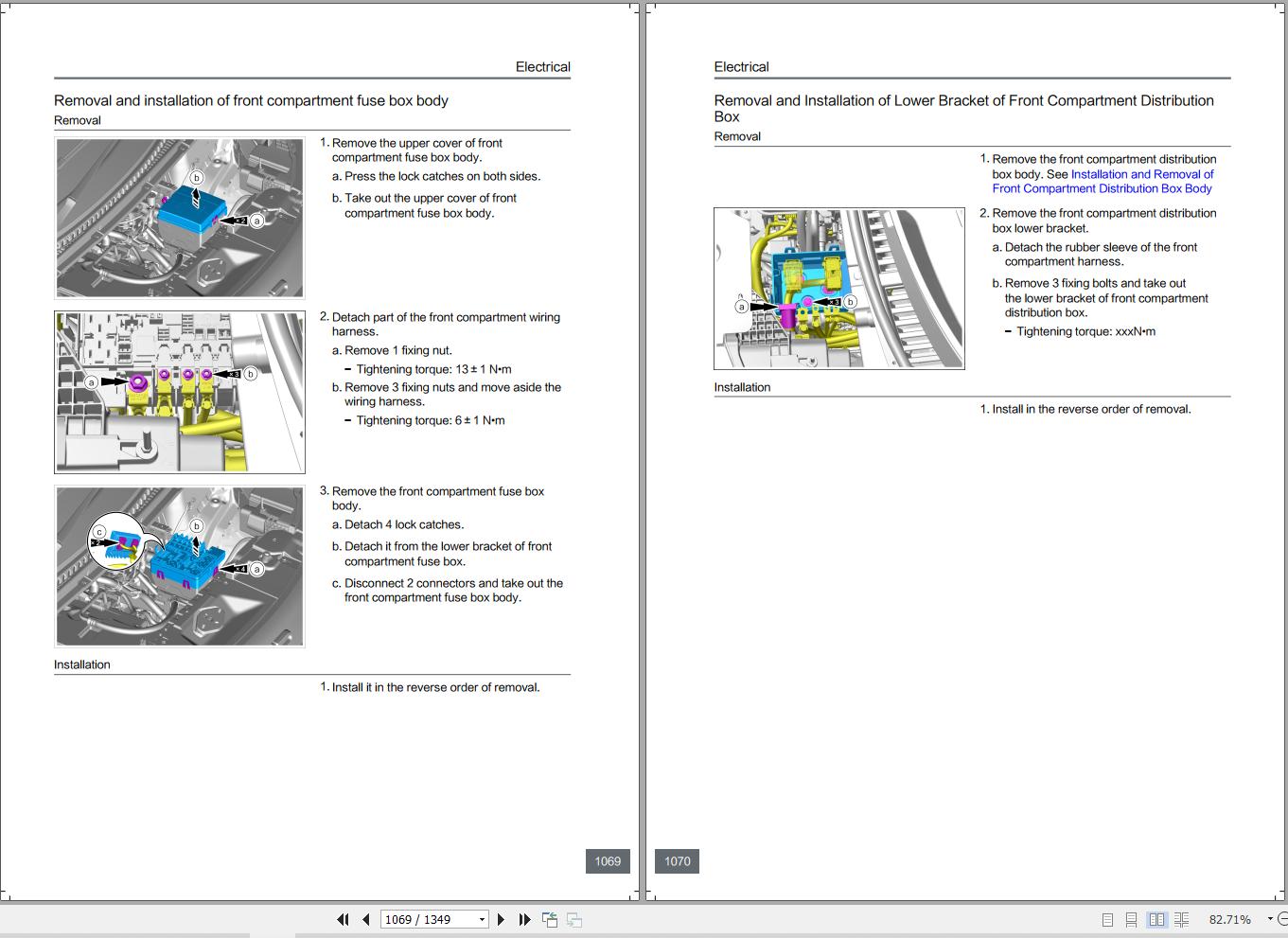 BYD Dolphin RHD 2024 Maintenance Manual