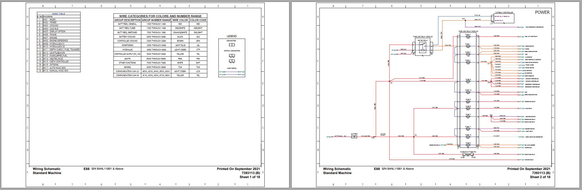 Bobcat Excavator E88 Operators Parts Service Manual