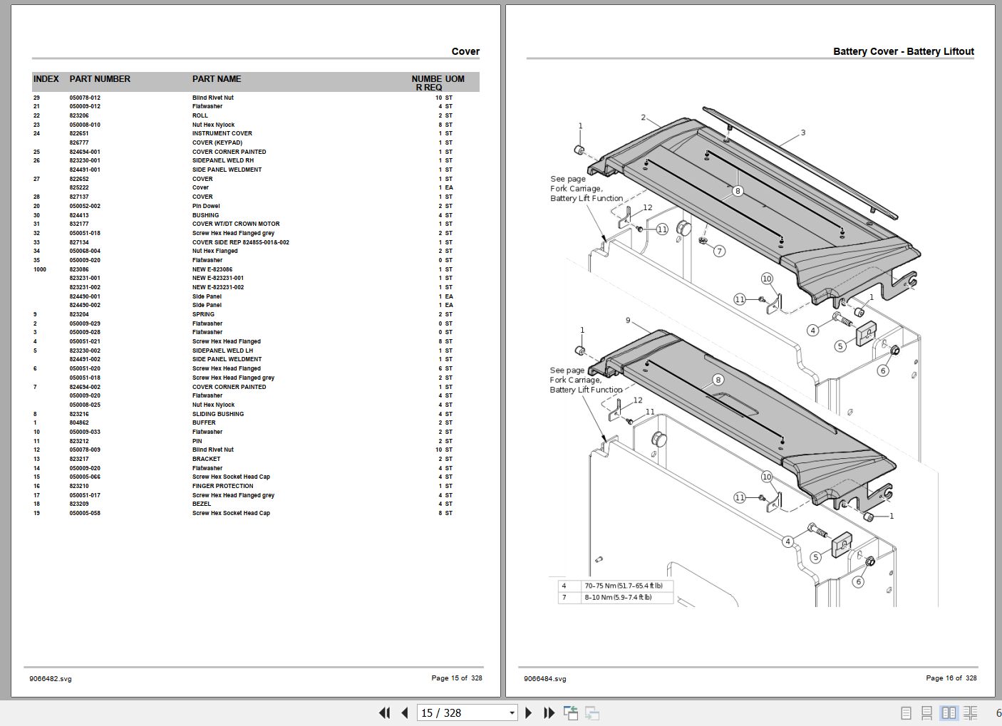 Crown Electric Pallet WT3000 Parts Manual