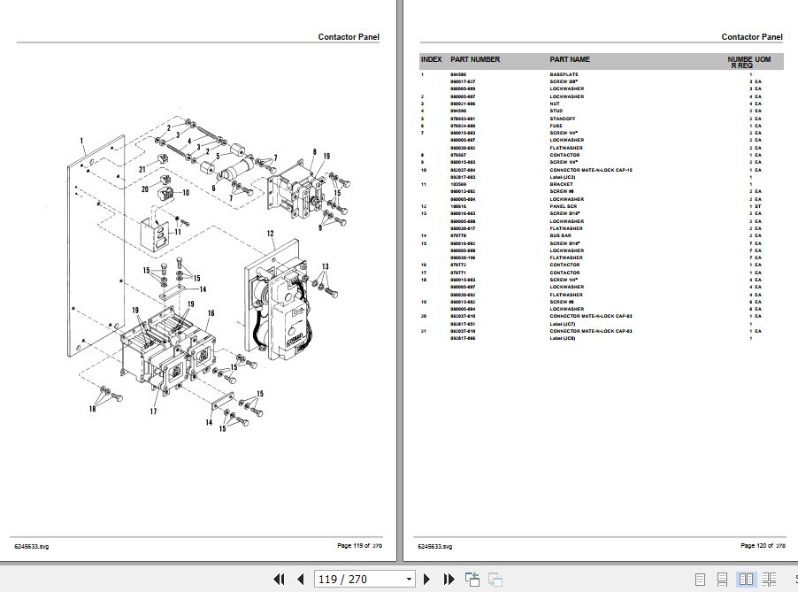 Crown Reach Truck SSR Parts Manual
